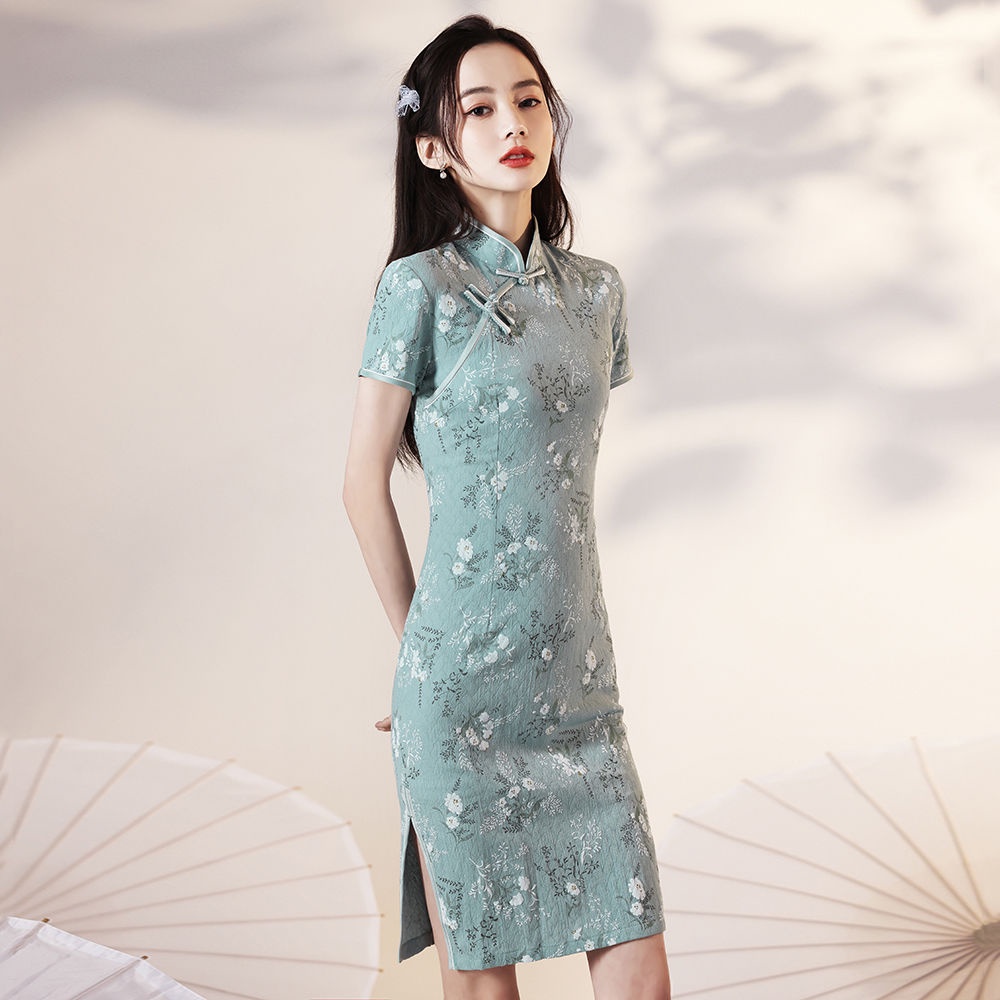 cheongsam Improved Girl Slim Retro Young Dress Cheong Sam sum qi pao ...