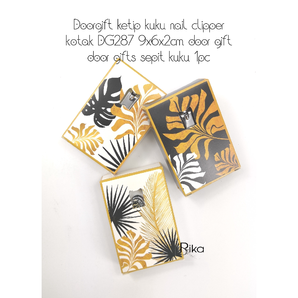 Doorgift ketip kuku nail clipper kotak DG281 DG287 9x6x2cm door gift ...