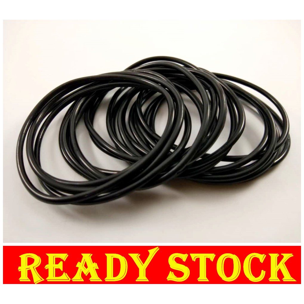 B-20 Round Rubber Bands Round Silicone Rubber Bands Gelang Tangan Getah ...
