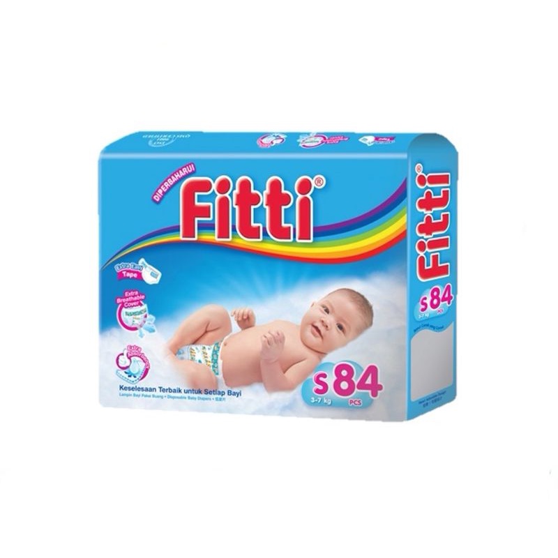 Fitti Tape Diaper Jumbo Pack - S84 | Shopee Malaysia
