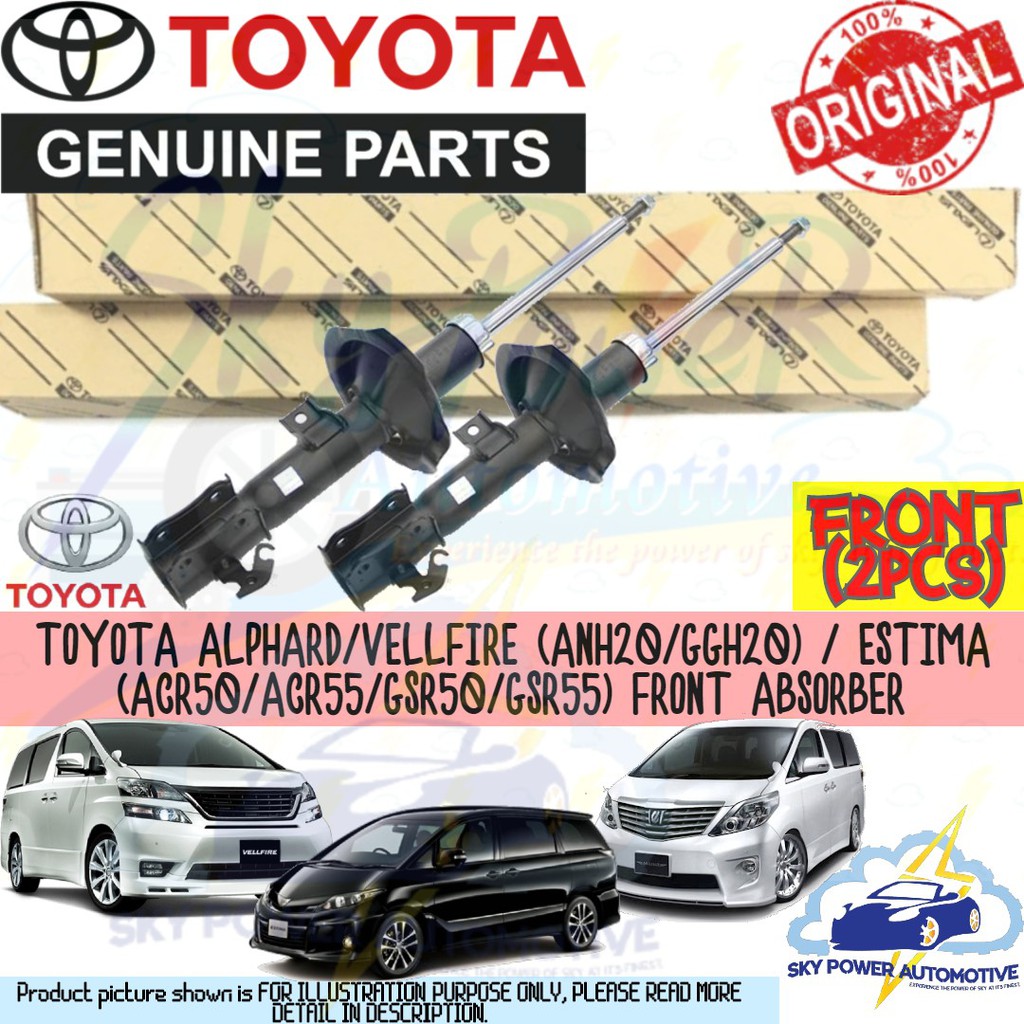 TOYOTA ALPHARD/VELLFIRE(ANH20/GGH20)/ESTIMA(ACR50/ACR55/GSR50/GSR55) 100% ORIGINAL (GENUINE ...