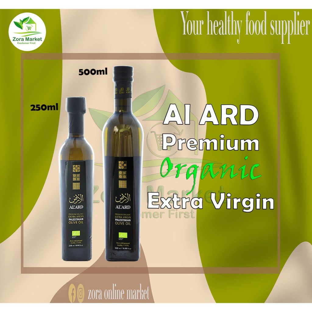 ALARD PREMIUM ORGANIC EXTRA VIRGIN PALESTINIAN OLIVE OIL / MINYAK ...