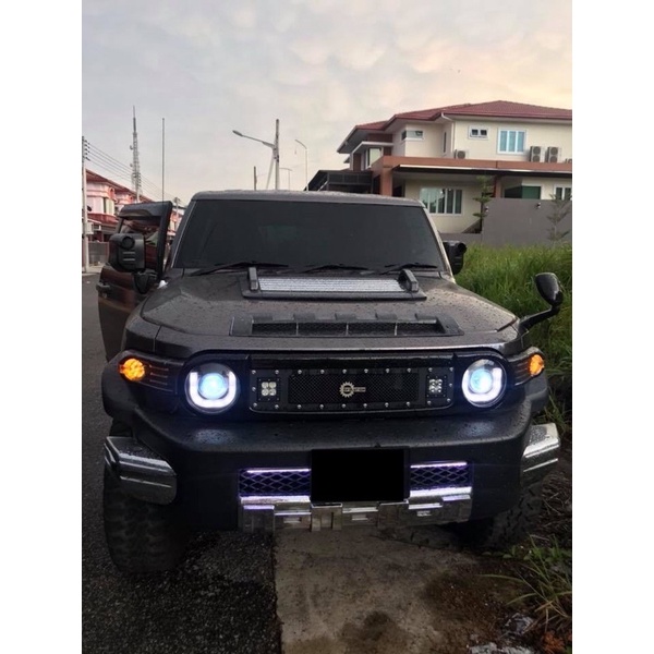 Toyota FJ Cruiser front U bar led projector head lamp fog light ...