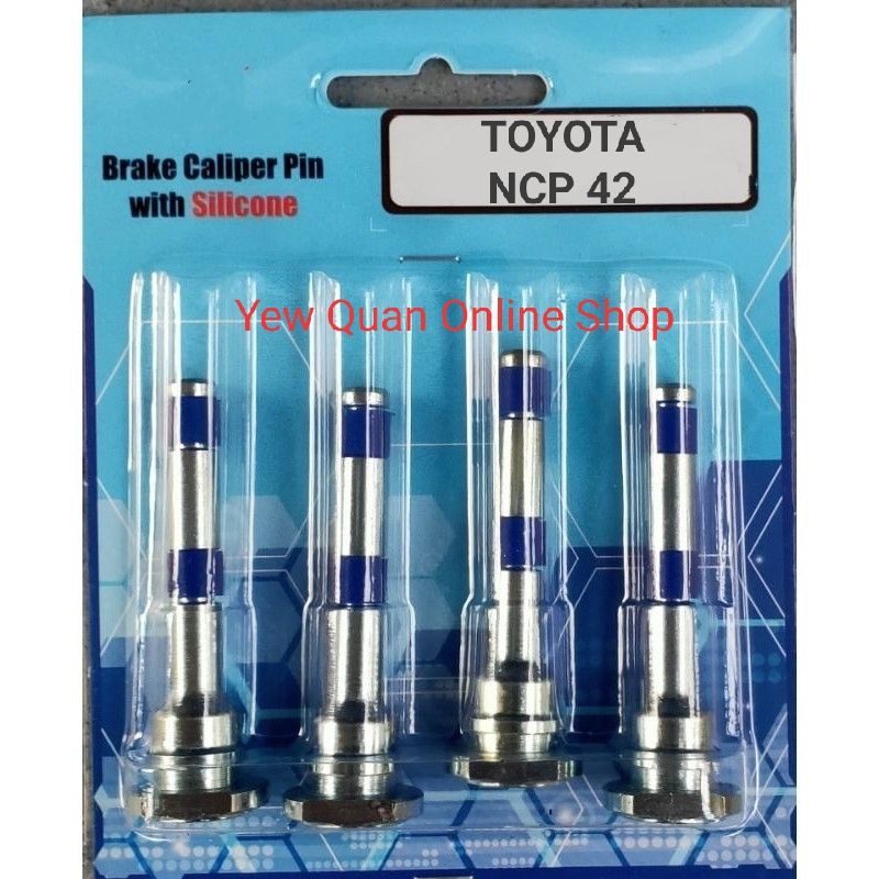 TOYOTA Vios NCP42 /NCP93 / NCP150 FRONT BRAKE CALIPER PIN WITH SILICON ...