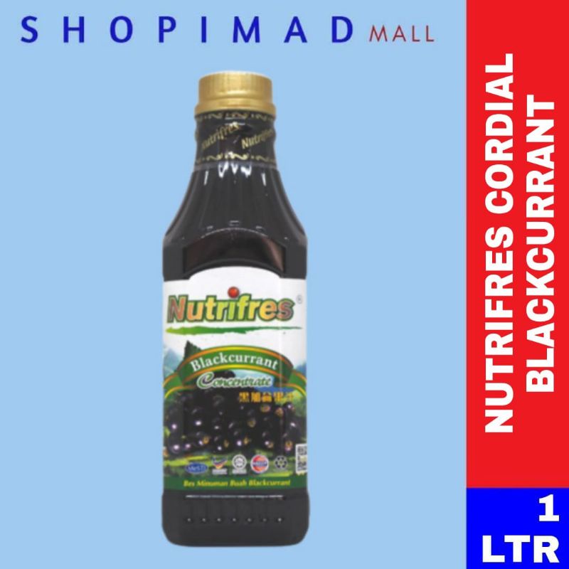 [1L] NUTRIFRES CORDIAL BLACKCURRANT | KORDIAL MINUMAN | Shopee Malaysia