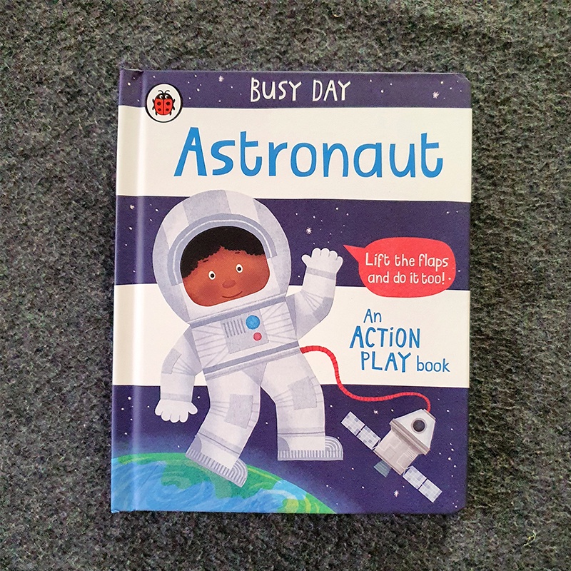 Busy Day: Astronaut | Lift and Flap Interactive Board Book | Toddler ...