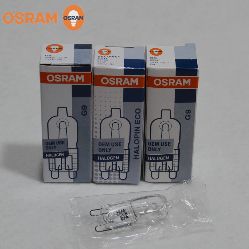 Osram Halopin 65940 G9 40w 230v Clear Bulb (10pcs/pack) | Shopee Malaysia