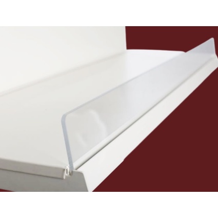 (5pcs) 3'/4'feetx 4cm Acrylic Transparent Clear Stopper for Gondola ...