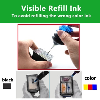 Canon PG 47, PG47, PG-47 or cl57, cl-57 refillable ink Cartridge for ...