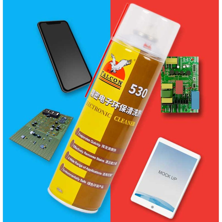 Falcon 530 Electronic Contact Flux LCD PCB Cleaning Solvent (550 ml ...