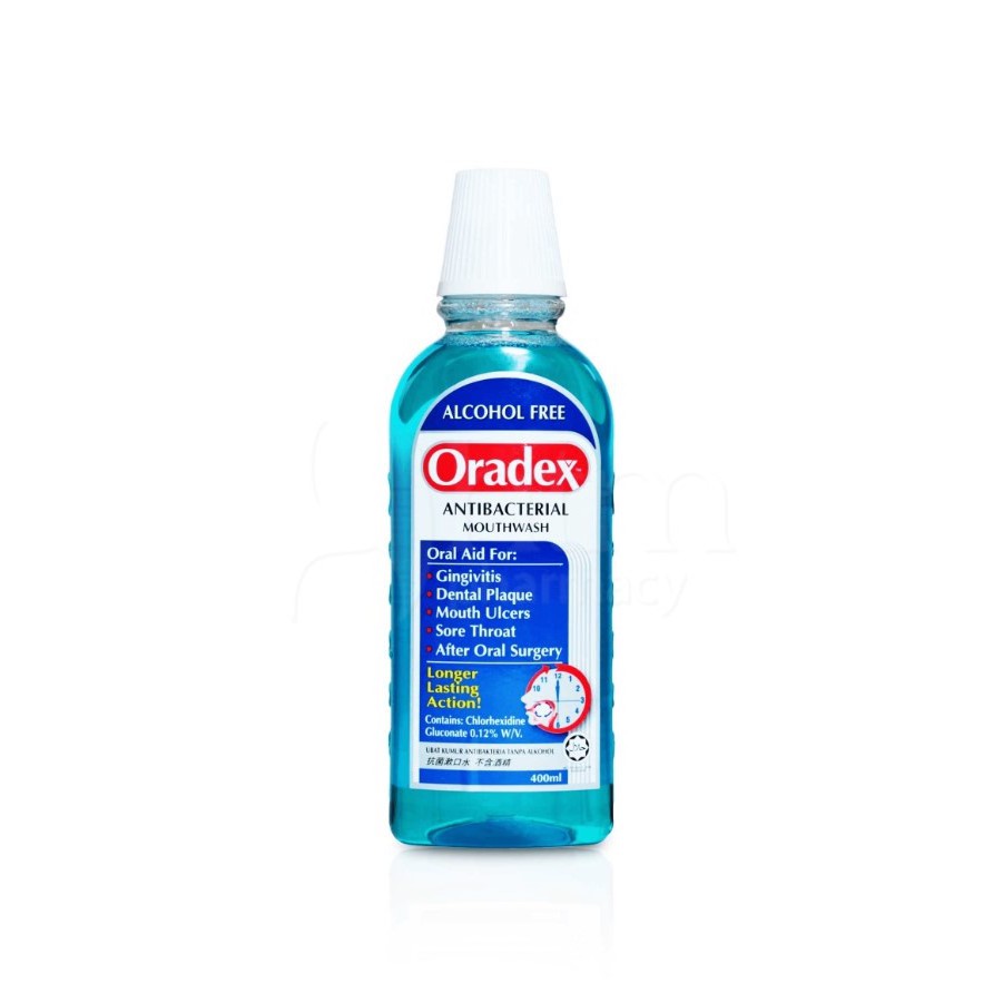 Oradex Antibacterial Mouthwash (400ml / 90ml) | Shopee Malaysia