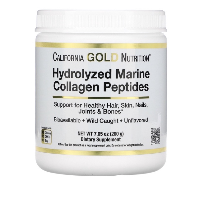 California Gold Nutrition Collagen Up, Hydrolyzed Marine Collagen ...