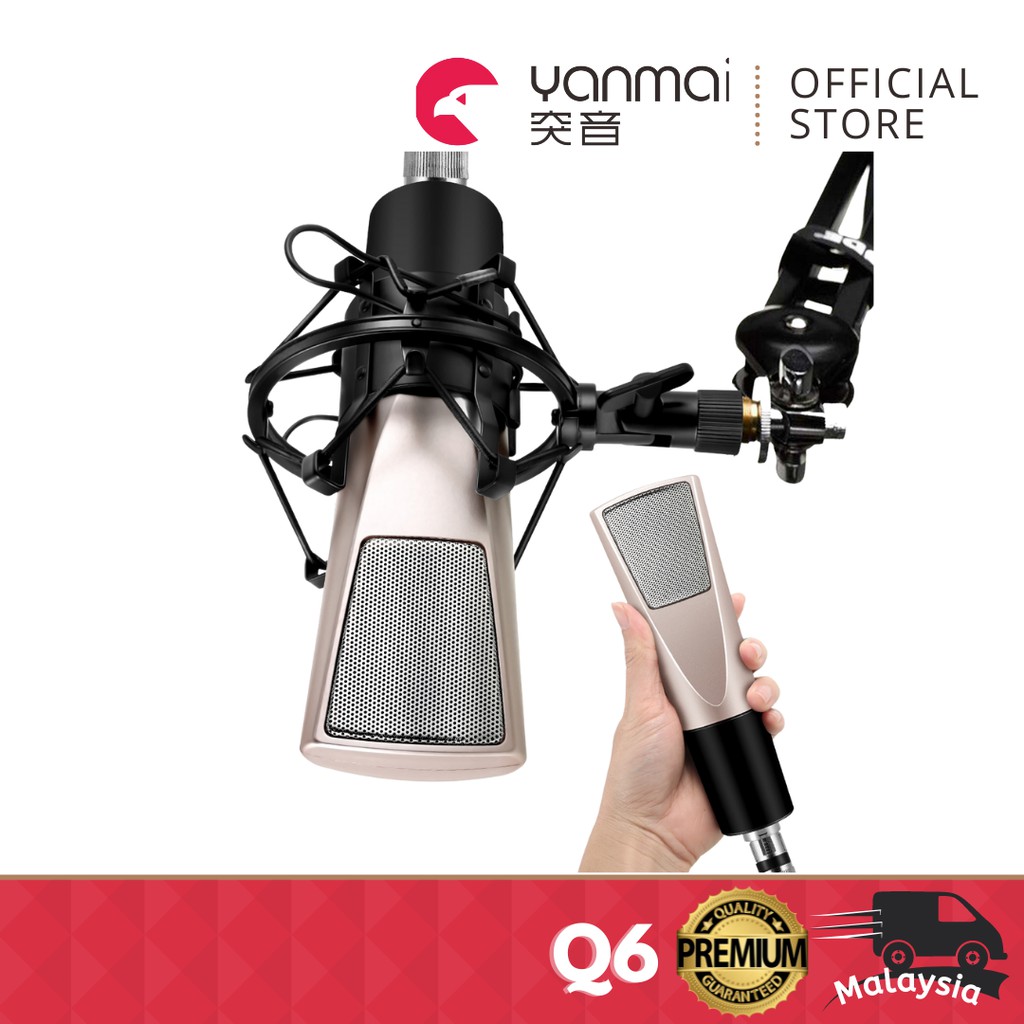 Yanmai Studio Microphone Q6 | Shopee Malaysia