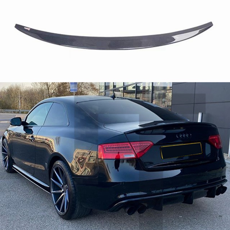 S style carbon fiber rear wing for Audi A5 2 doors 2009- 2016 Wing lip ...
