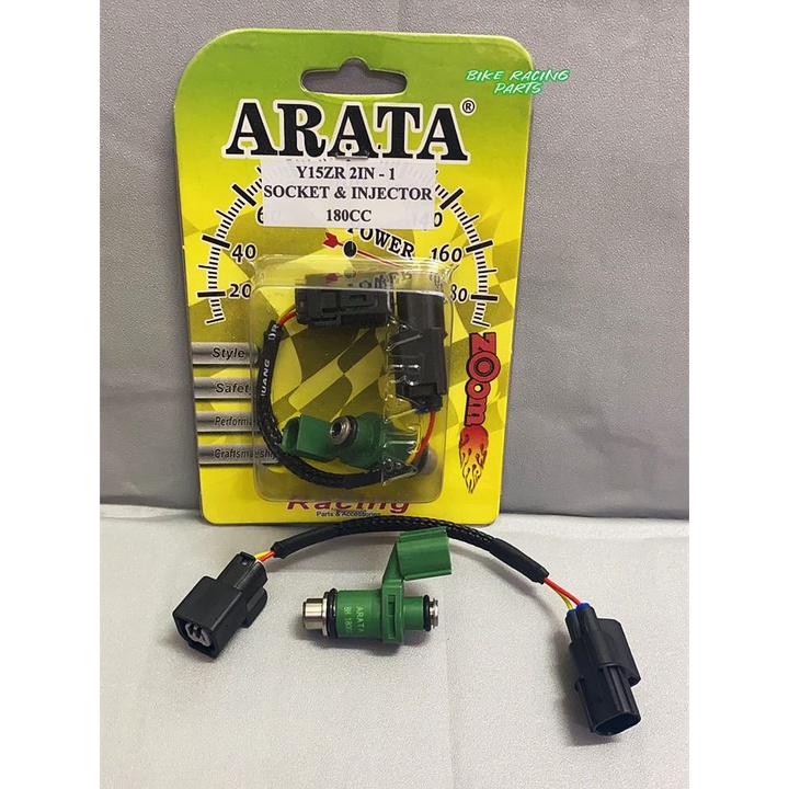 8 HOLES ARATA RACING INJECTOR WITH SOCKET 2 IN 1 FOR Y16/ Y15 V1&V2 ...