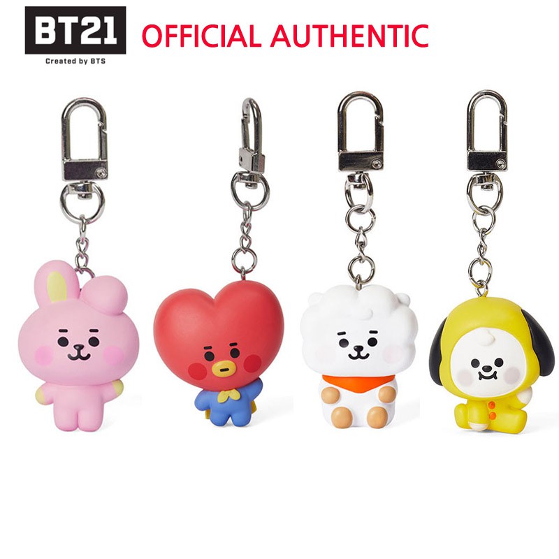 BTS BT21 Official BABY Figure keyring key chain Authentic | Shopee Malaysia