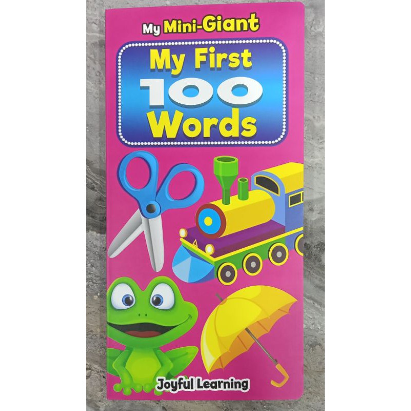 MY FIRST 100 WORDS (JOYFUL LEARNING) | Shopee Malaysia