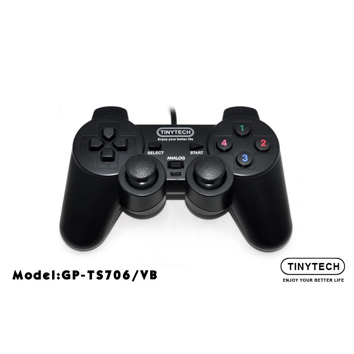 Tinytech GP-TS706 Double Shock PC USB Connection PC Controller ***Plug ...