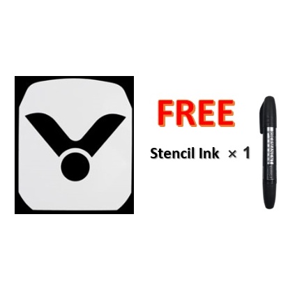 Ready Stock and Ship From Malaysia🚐 BADMINTON RACKET LOGO CARD / STENCIL CARD - YONEX / LINING ...
