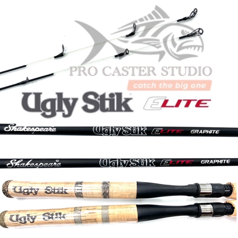 Shakespeare Ugly Stik Elite Graphite rod fishing rod | Shopee Malaysia