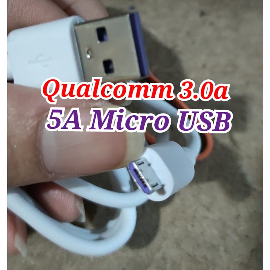 2.4A Super Quick Fast Charge Micro Usb & 5A TYPE C Cable & CHARGER ONE ...
