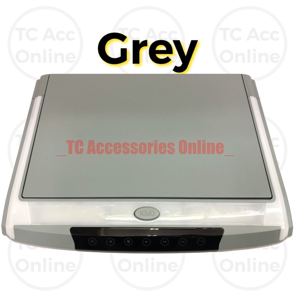 12 Inch TFT LCD Car Ceiling Roof Mount Full HD 1080P Display Monitor TV ...