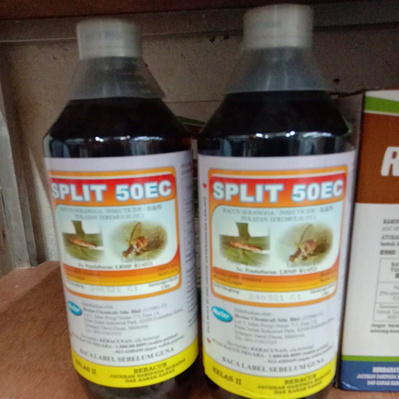 1L Split 50EC Hextar Fenthion 50.0% Racun Lalat Buah Kutu Daun ...