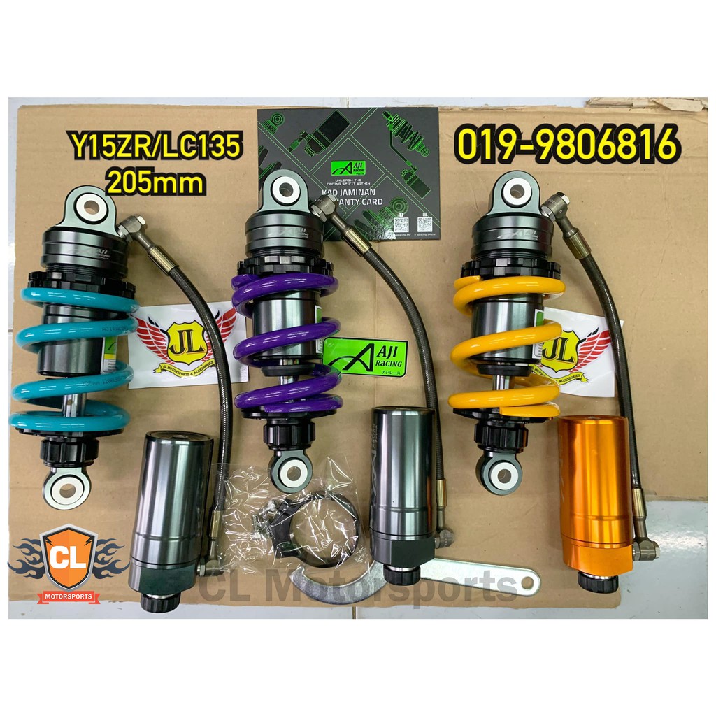 AJI RACING Adjustable Monoshock ( Y15ZR & LC135 ) (With Tank) | Shopee ...
