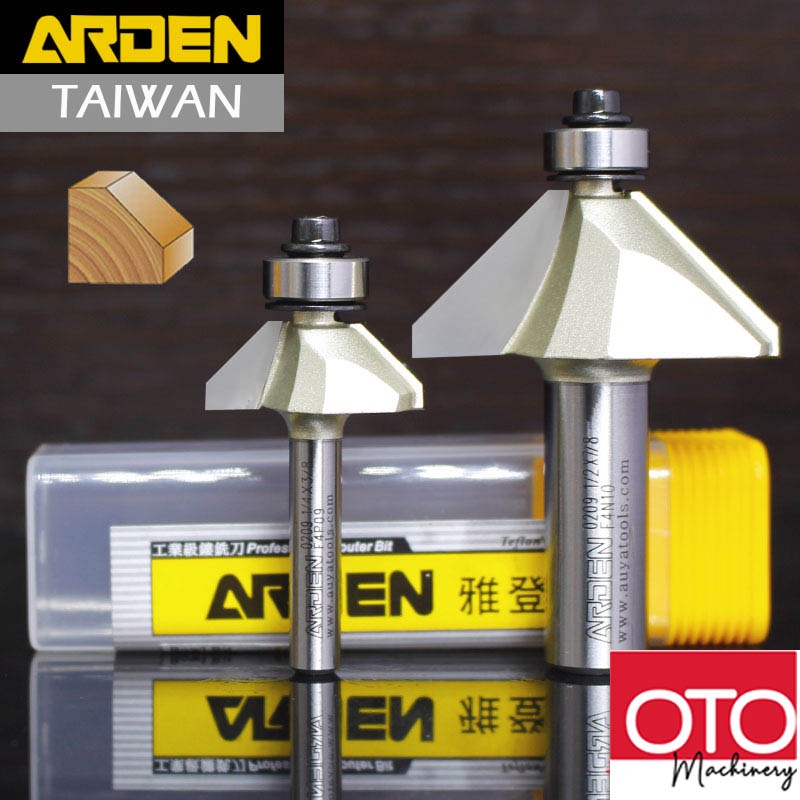 ARDEN 45 DEGREE CHAMFER ROUTER BIT 0209 | Shopee Malaysia