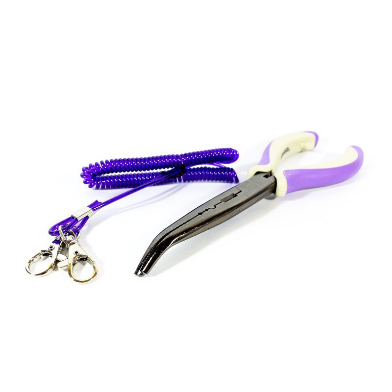 Kahara Split Ring Pliers Bent Nose Stainless 8 Inch with Lanyard | Shopee Malaysia