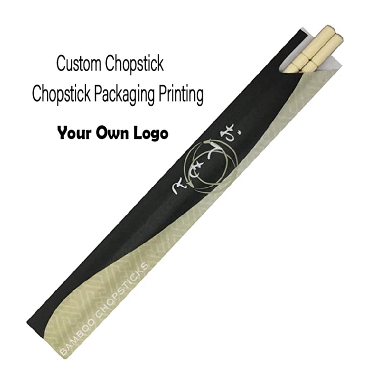 Custom Chopstick Packaging Printing Own Logo Chopstick Packaging ...