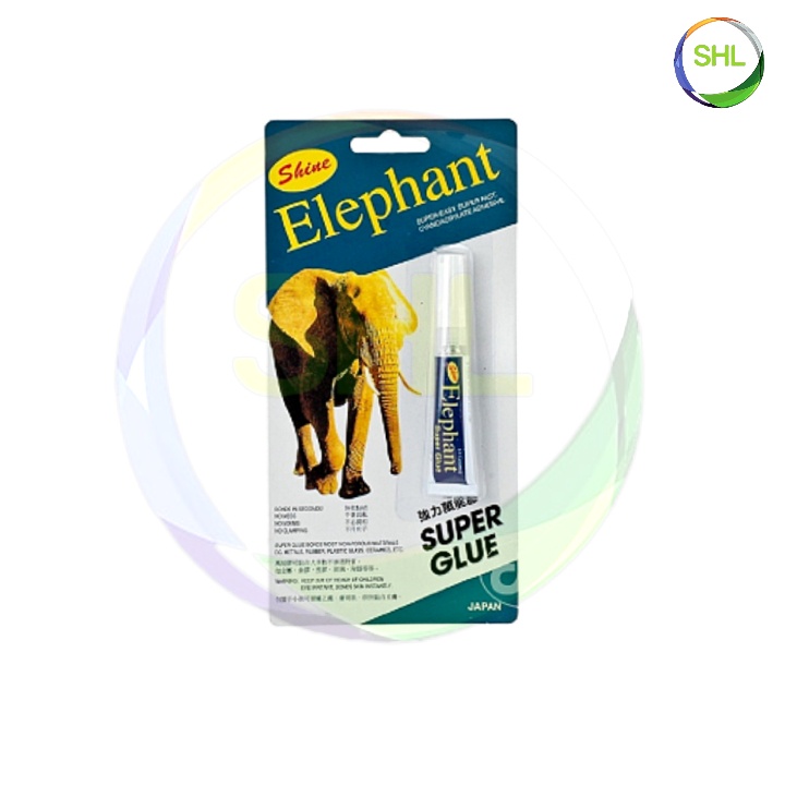 Kidario Elephant Super Glue Strong All Purpose Adhesive Gam Gajah 1pc ...