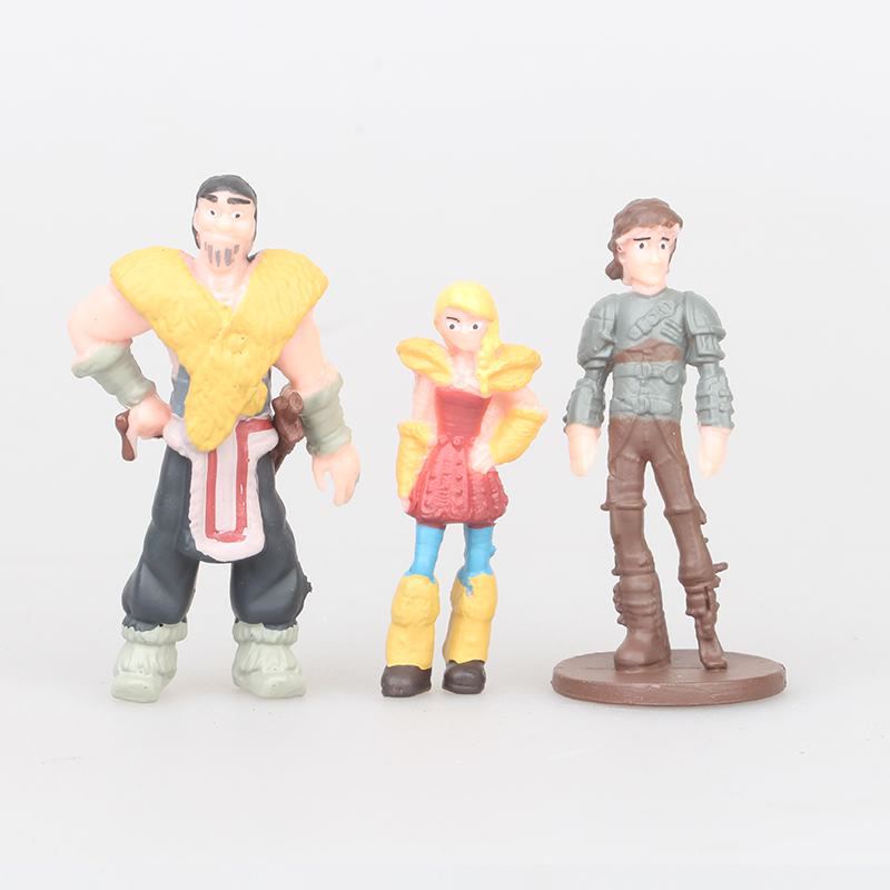 Colorful Pcs 12 How To Train Your Dragon Action Figures Hiccup Astrid ...
