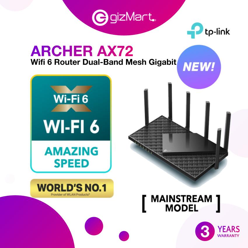 TP-Link Archer AX72 - AX5400 Dual-Band Mesh Gigabit Wi-Fi 6 Router For ...