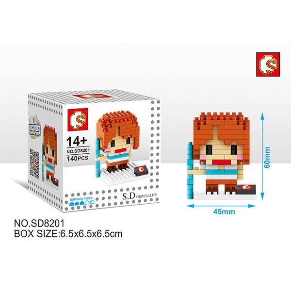 One Piece Nami Diamond Bricks Micro Building Blocks | Shopee Malaysia