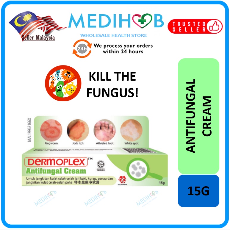 [ANTIFUNGAL] Dermoplex Anti Fungal Cream 15g EXP 11/2025 | Shopee Malaysia