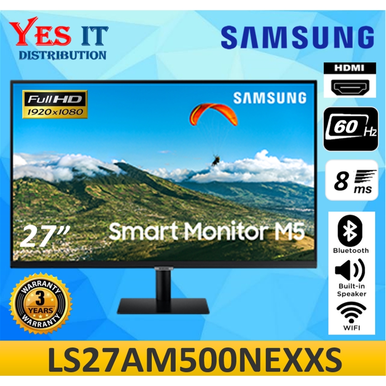 Samsung LS27AM500NEXXS 27 " 8ms 60Hz FHD VA Panel LED Smart Monitor ...