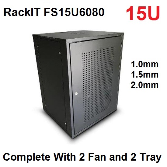 Hotdeal RackIT 19" 600x800 15U Floor Stand Server Rack - 15U Server ...