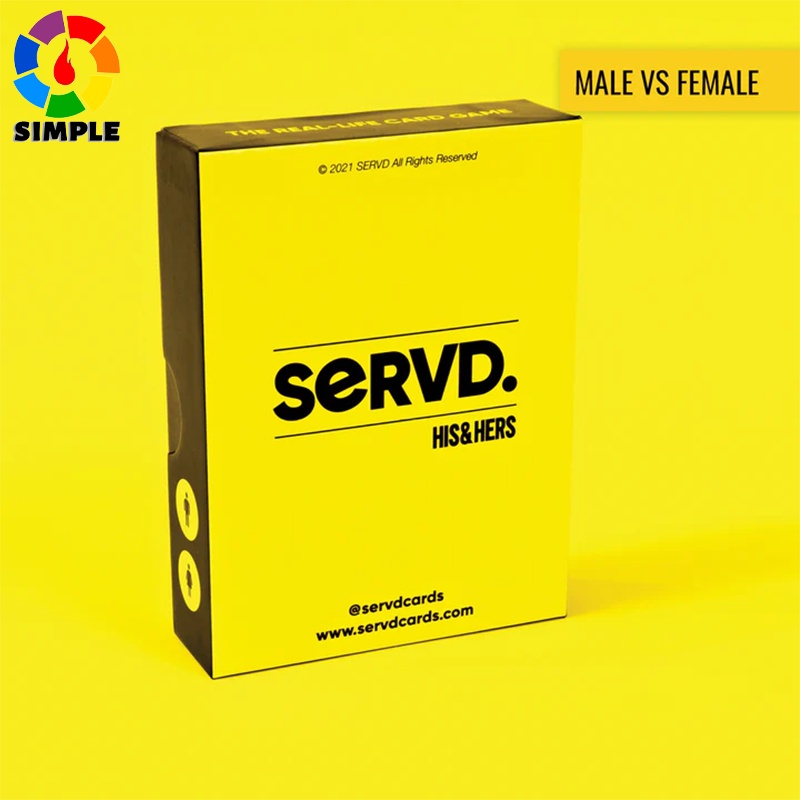 SERVD - His & Hers - The Hilarious Real-Life Couples Card Game for ...