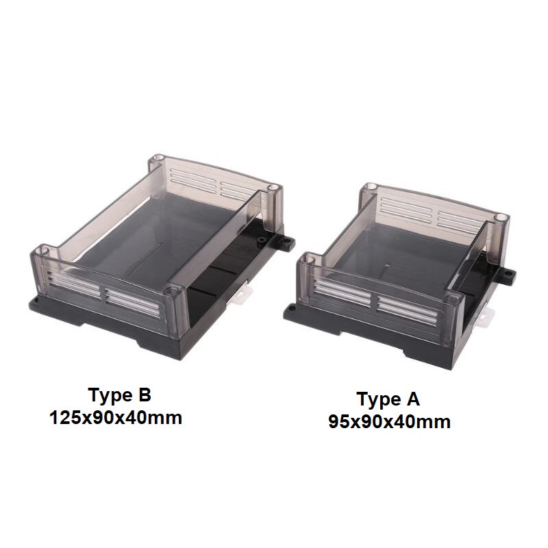 Transparent Plastic PLC Industrial Control Box Panel PLC Enclousure ...