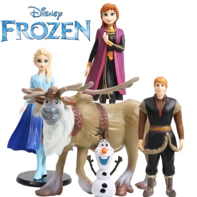 Action FIGURE FROZEN 2 MOVIE SET Of 5 DISNEY PRINCESS TOPPER Toys ...