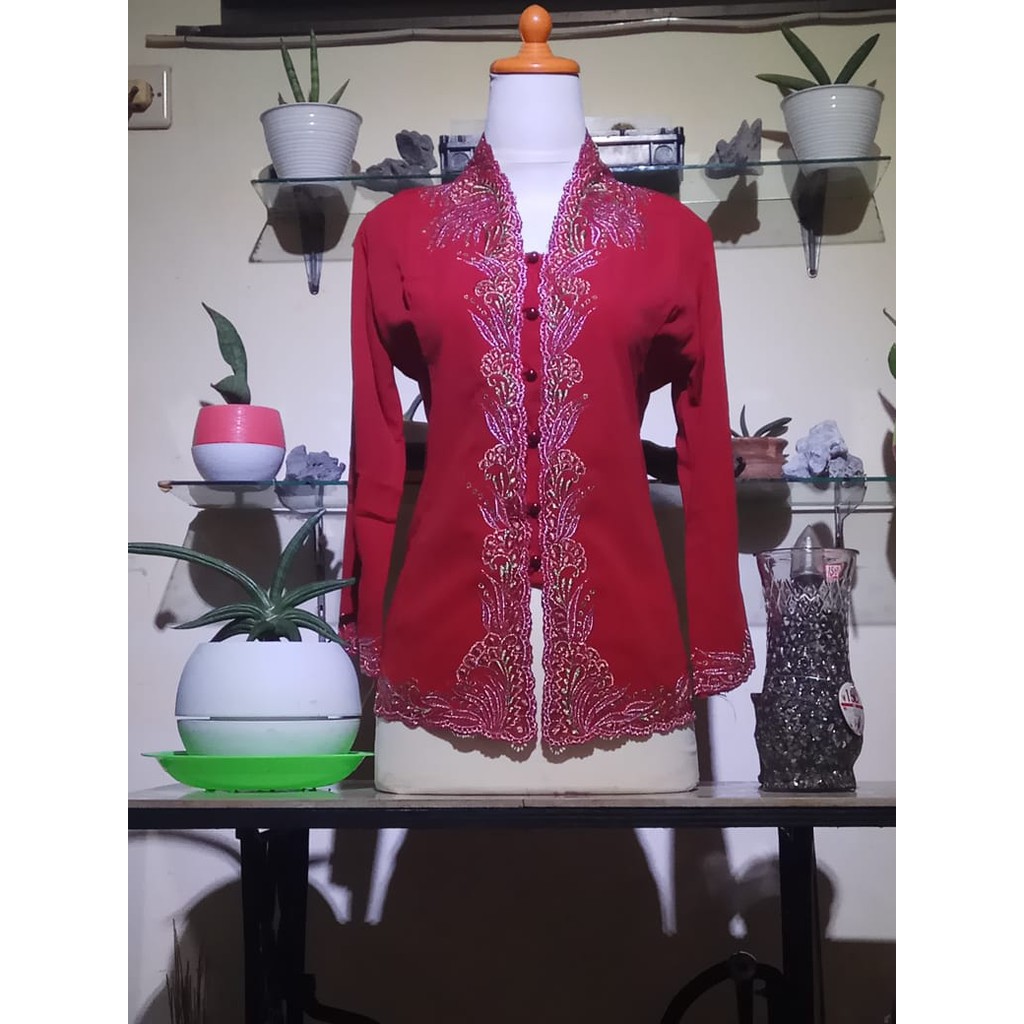 Manual Embroidery KEBAYA/KRF002/Javanese KEBAYA/-Office KEBAYA/Women's ...