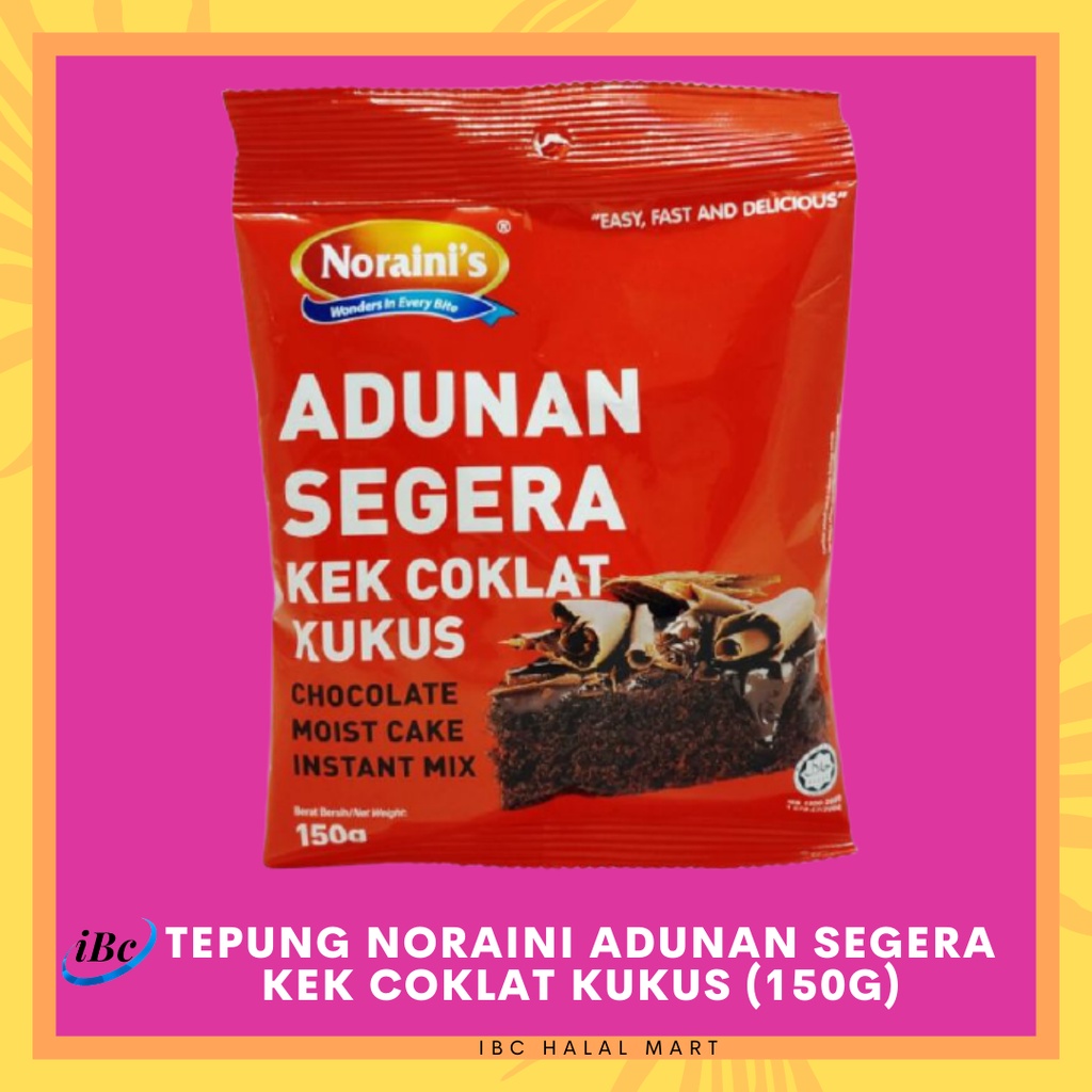 💥💖DIJAMIN SEDAP 😍 TEPUNG NORAINI ADUNAN KEK COKLAT SEGERA (150 GRAM)💥💖 ...