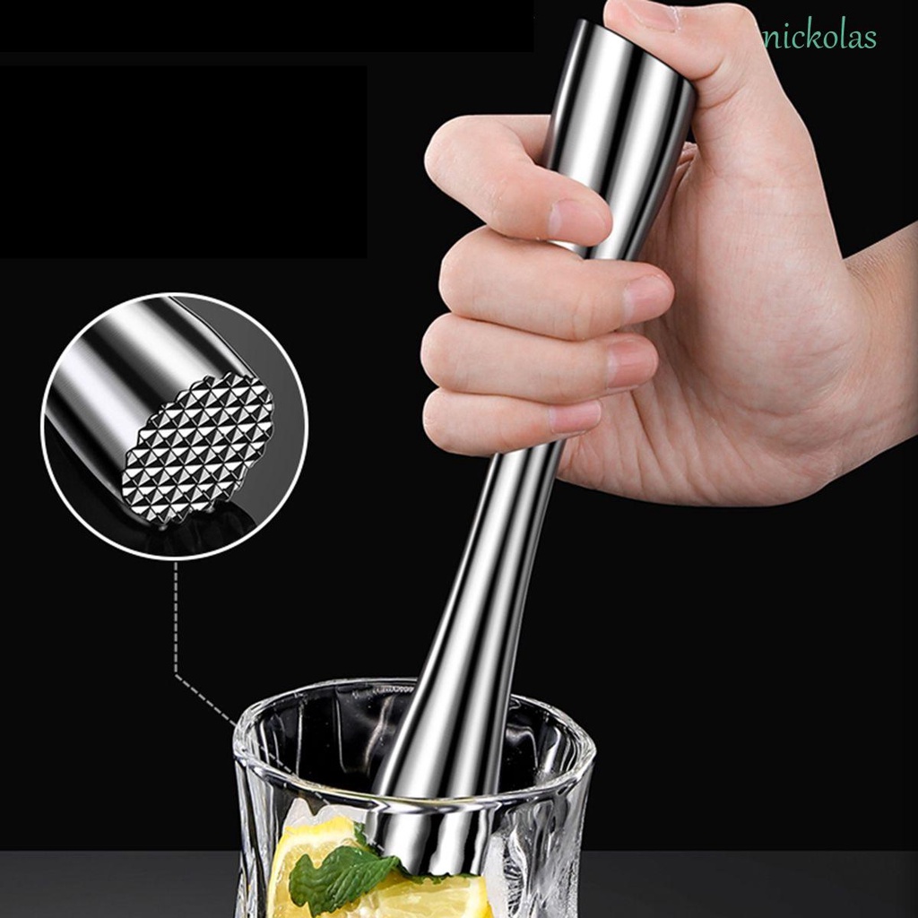 NICKOLAS Bar Ice Crusher DIY Stirrer Tool Mojito Muddler Old Fashioned ...