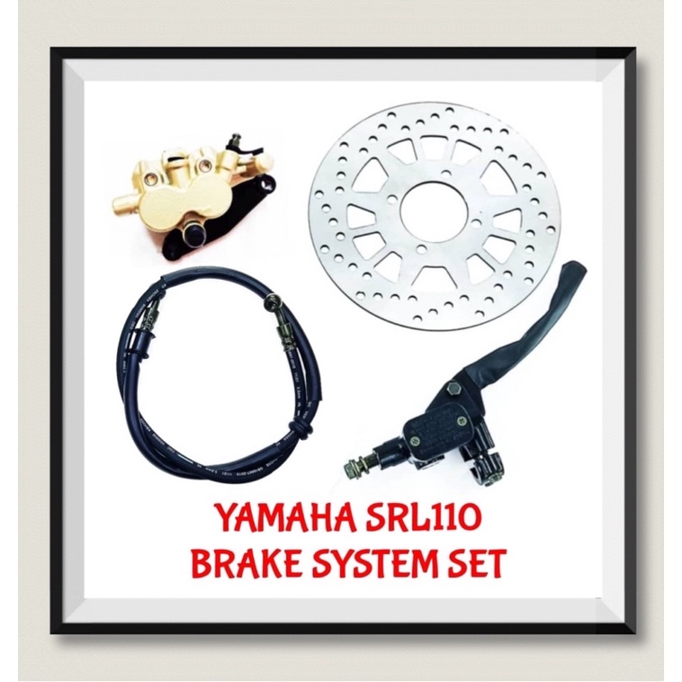 Yamaha SRL110 LAGENDA110 Front Disc brake pump set FULL SET WITH DISC ...