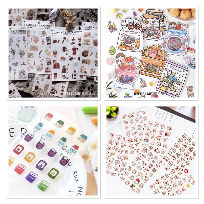 Sticker DECO - STICKER AESTHETIC JOURNALING | Shopee Malaysia