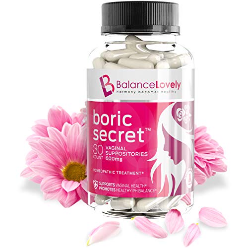 Boric Acid Suppositories -100% Pure Boric Acid -600mg in 100% ORIGINAL ...