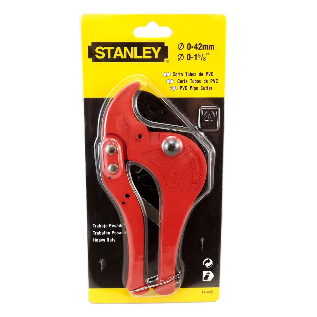 100% ORIGINAL STANLEY PVC PIPE CUTTER (0 - 42MM, 0 - 1 5/8'') 14-442 ...