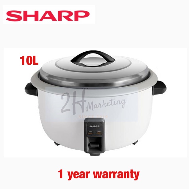 SHARP 10L Rice Cooker KSH1008CWH | Shopee Malaysia
