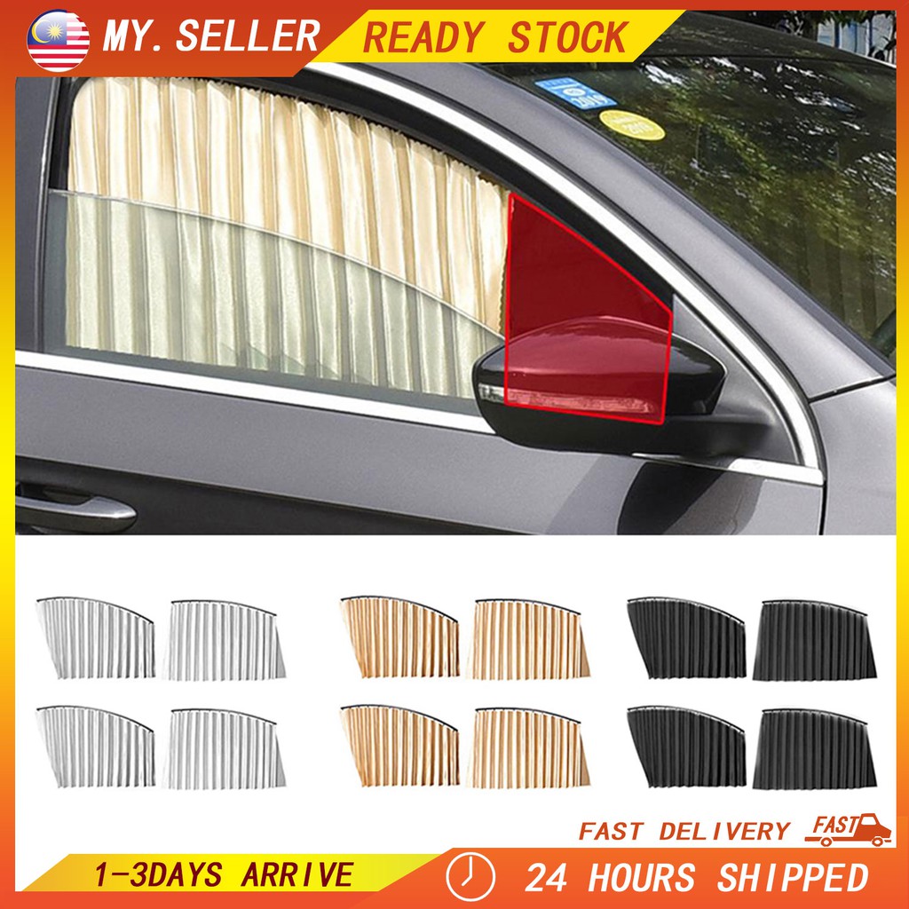 4PCS Car Window Magnetic Sunshade Sun Protection UV Car Window Curtain ...